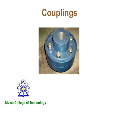 Types of Couplings and Their Uses in Industry | PPT