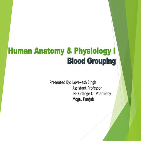 Blood grouping | PPTX