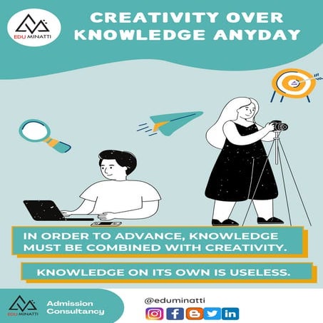 CREATIVITY OVER KNOWLEDGE ANYDAY | PDF