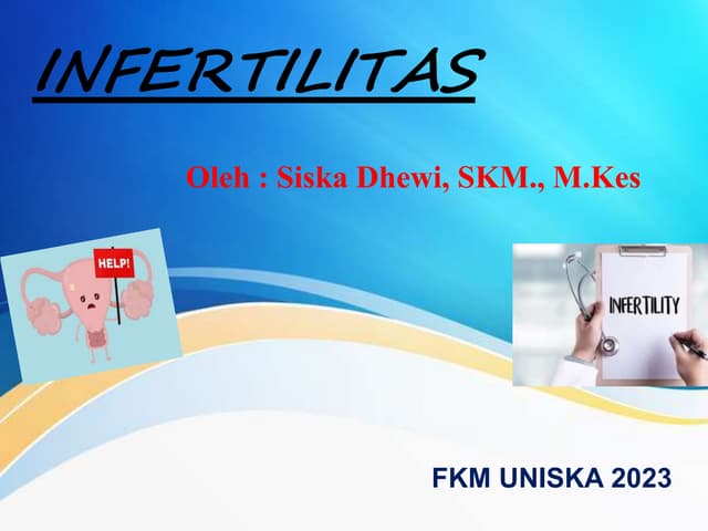 PPT FERTILITAS DAN INFERTILITAS DALAM KEBIDANAN | PPTX