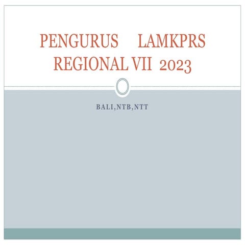 PENGURUS LAM-KPRS REGIONAL VII THN 2023 | PPTX