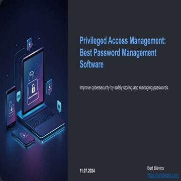 Best Password Management Software: LastPass | PPTX