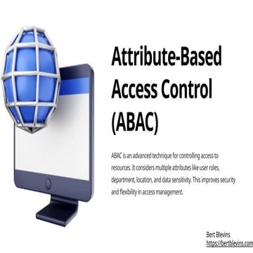 Attribute-Based Access Control (ABAC)... | PPTX