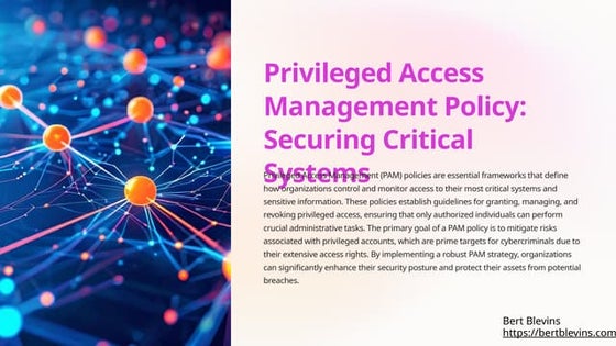 Privileged Access Management: Controlling and Securing High-Level ...