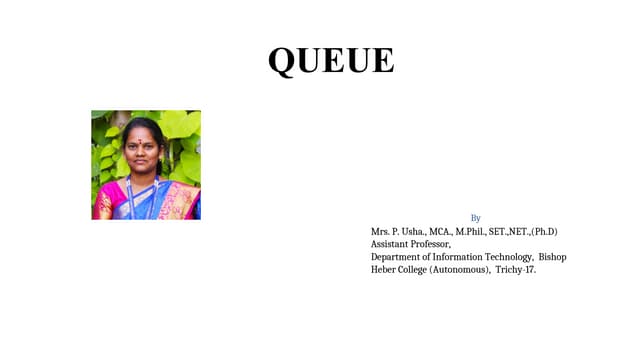 Queue Operations In Datastructure And Algorithms Ppt 5485