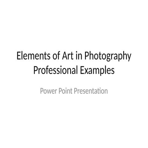 6.1 Shape Elements of Art in Photography.pptx