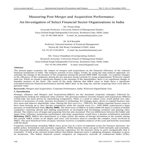6. Measuring Post Merger and Acquisition Performance.pdf