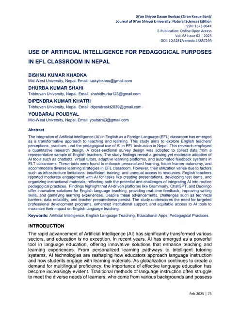 Differentiation of Educational Content Through Artificial Intelligence ...