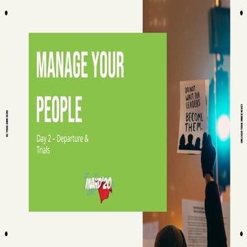 How to Manage your people in AIESEC - AIESEC Context | PPTX