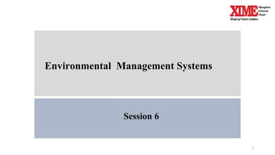 Environmental Management System | PPTX | Environmental Services ...