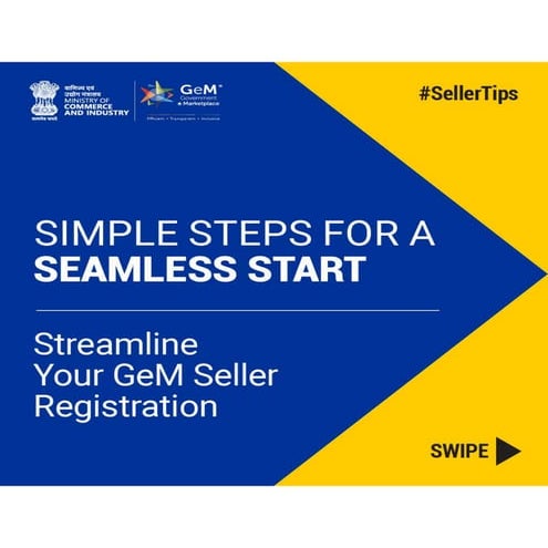 Seller Registration on GeM | PDF