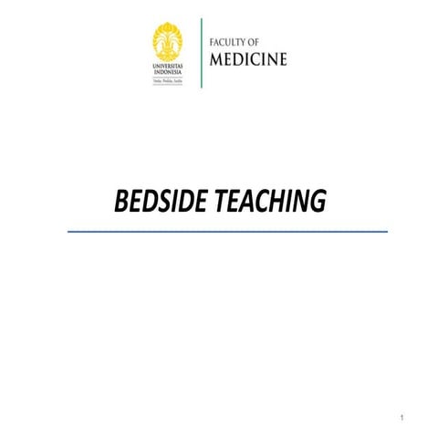 6. CTT Bedside teaching pembelajaran bangsal | PDF