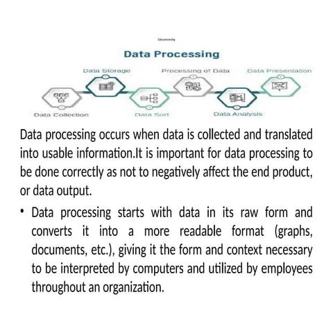 Data Analysis & Data Processing in Research Methodology | PPTX