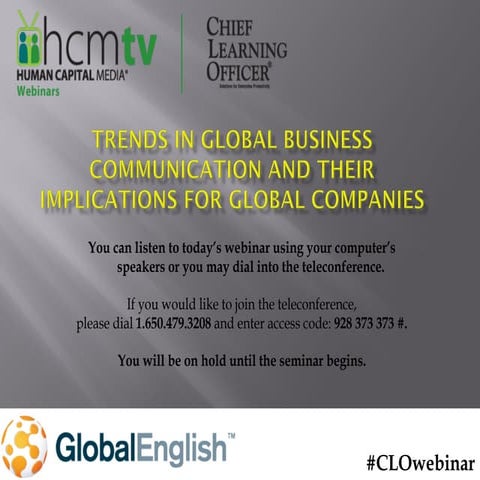 Trends in Global Business Communication and Their Implications for ...