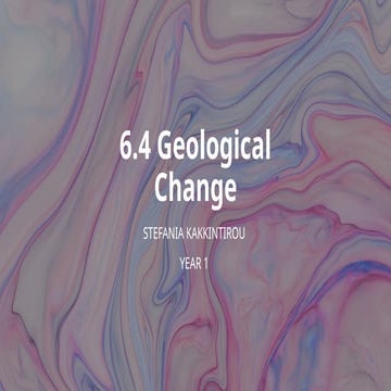 GEOLOGICAL CHANGES ( earthquake, mountain , volcano) | PPTX