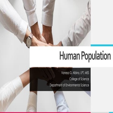 Human Population in environmental science | PDF