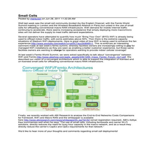 Small Cells | PDF