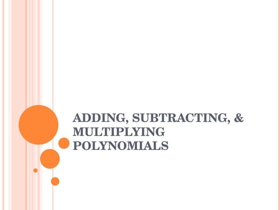 Special products | Math PPT | PPTX