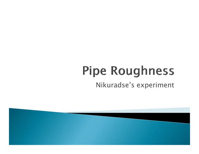 flow in pipe series and parallel | PPTX