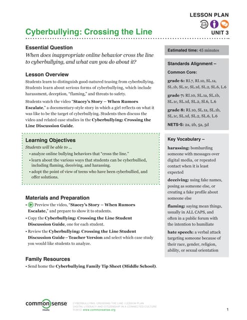 A Case Study On Cyber Bullying | PDF | Social Networking | Internet