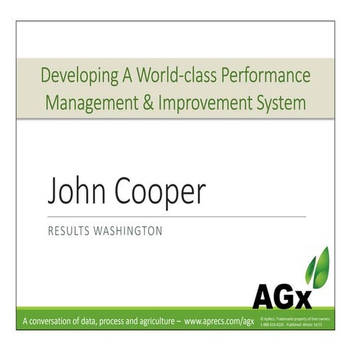 Developing A World-class Performance Management System | PPT