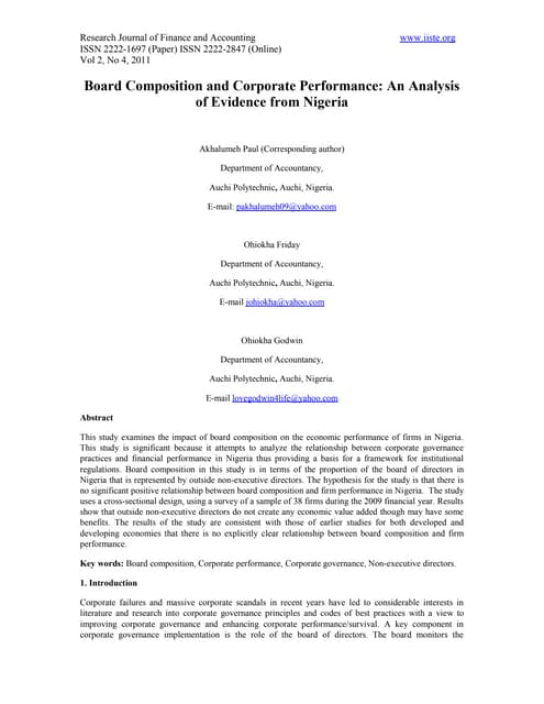 Jenitha John on Auditing, Growth, and Governance | PDF