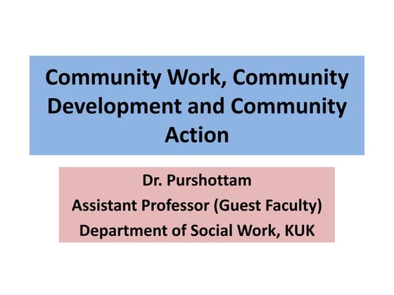 Community development | PPT