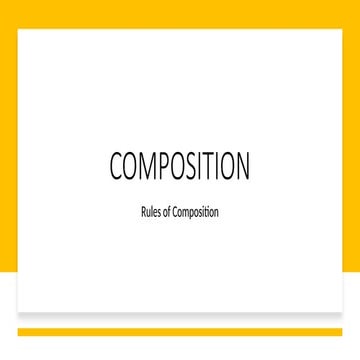 6-Composition-Rules of Composition for high school students | PPT