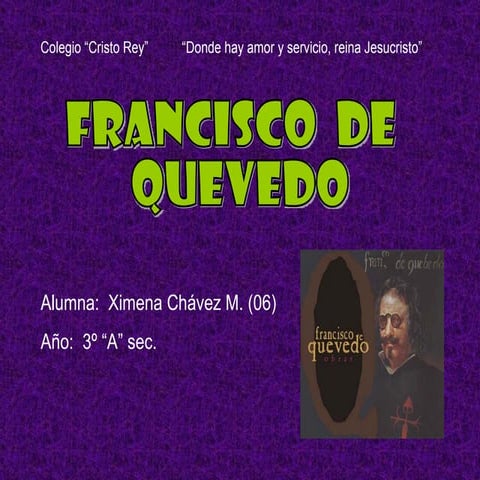 Francisco de Quevedo | PPT