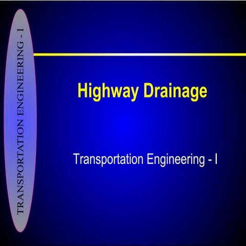 Highway drainage system and how it works | PPT