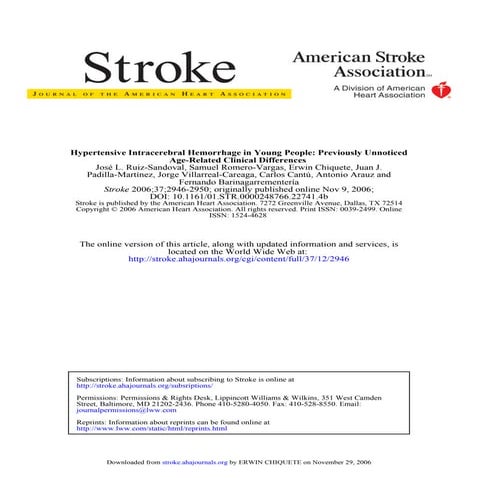 6. hypertensive ich in the young | PDF