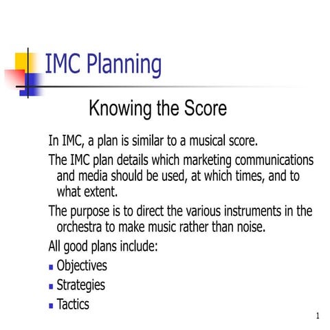6 imc planning | PPT
