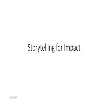 Storytelling for Impact | PPTX
