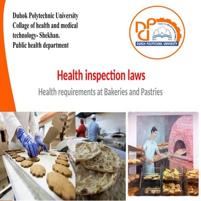 Hygiene for Bakeries | PPT