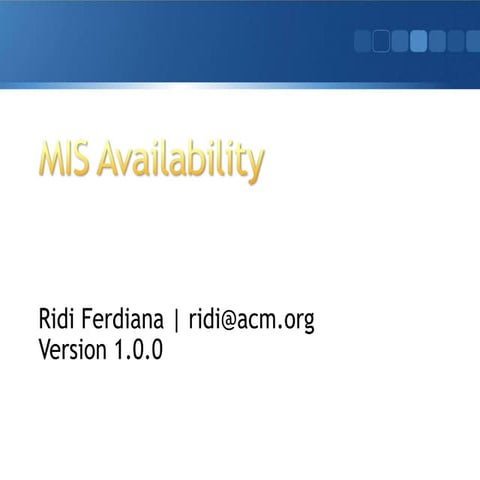 Resiliency vs High Availability vs Fault Tolerance vs Reliability | PPTX
