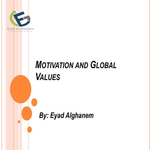 Motivation and global values | PPTX