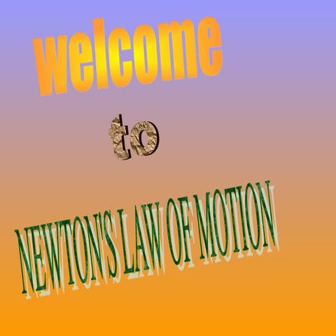 Newtons Laws of Motion for Class 11 CBSE | PPT