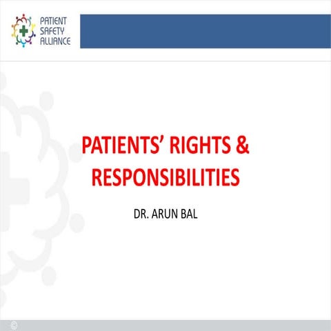 6 patients' rights & responsibilities | PPTX | Healthcare Industry ...