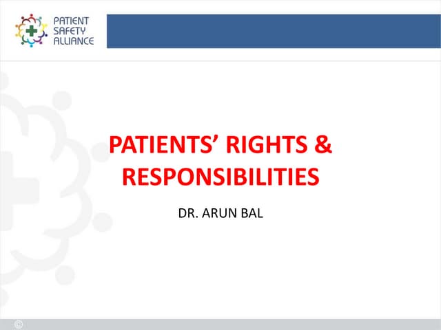 Patients rights and responsibilities | PPTX