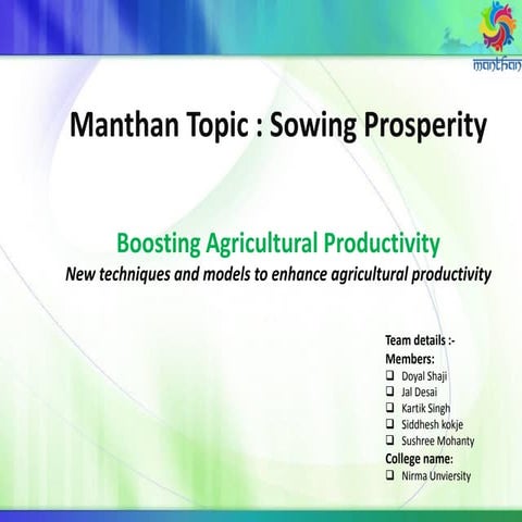 multi-layer farming system | PPTX