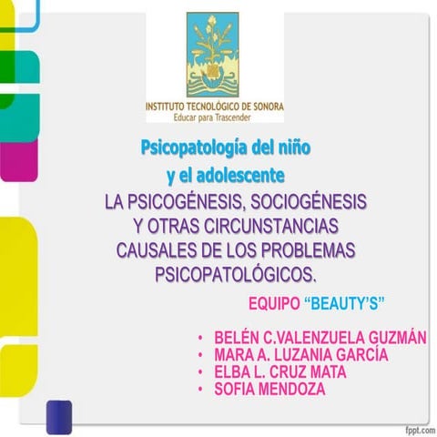 6. psicogénesis y sociogénesis beautys | PPTX