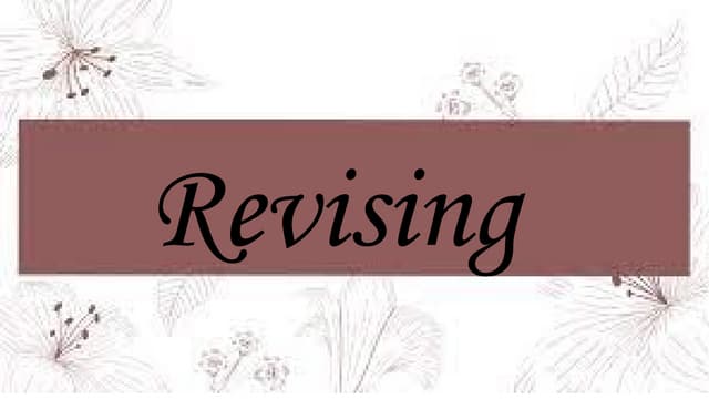 Creative-Nonfiction-Lesson-10 about revising | PDF