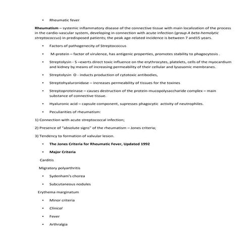 6 rheumatic fever | PDF