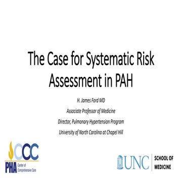 The Case for Systematic Risk Assessment in PAH.pptx