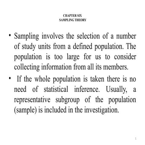6-Sampling Theory.pptx jdjjjsijs sjjsijsjw | PPTX