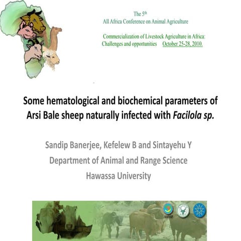 Some hematological and biochemical parameters of Arsi Bale sheep ...
