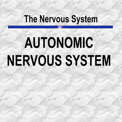 6-SISTEM SARAF AUTONOMIK slides dalam bahasa malaysia untuk course ...