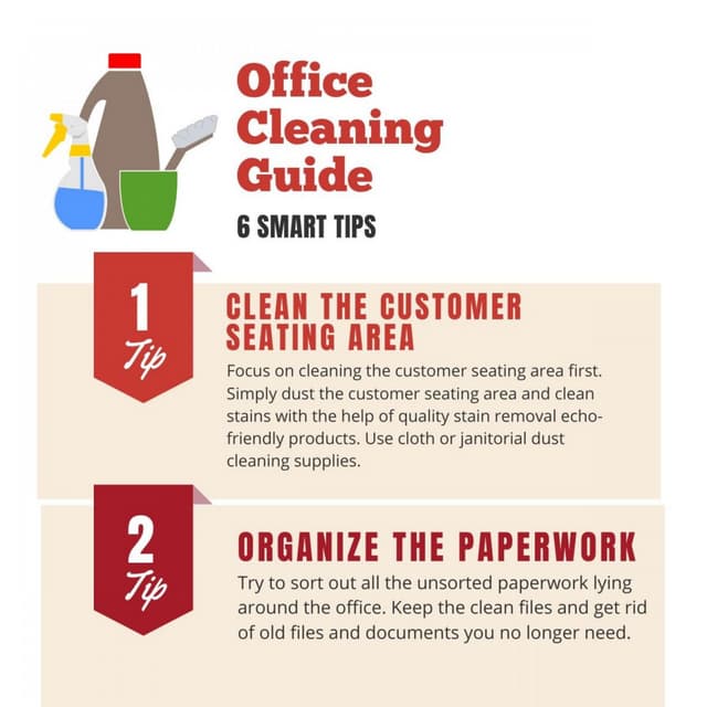 6 Smart Office Cleaning Tips | PDF