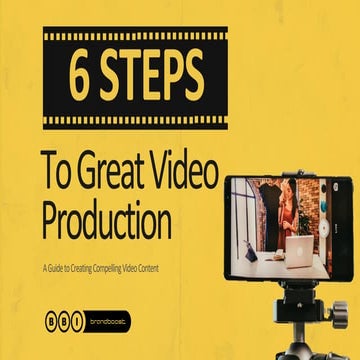 6 Steps To Great Video Production | PPT