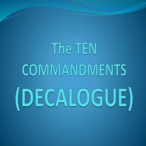 The Decalogue .pptx